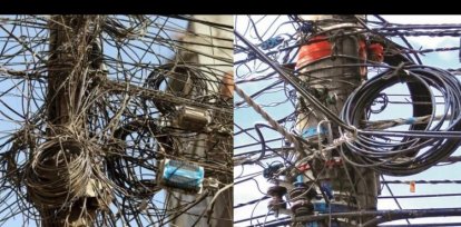 Anuncian plan eliminar contaminación visual de cables en el DN