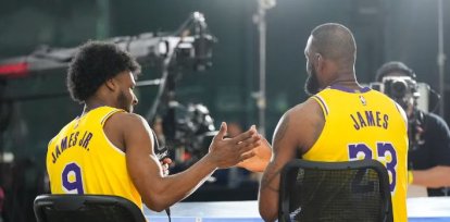 LeBron y Bronny James, padre e hijo debutan juntos en la pretemporada ...