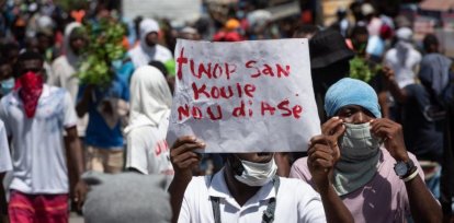 Miles de haitianos salen a la calle para protestar contra la inseguridad