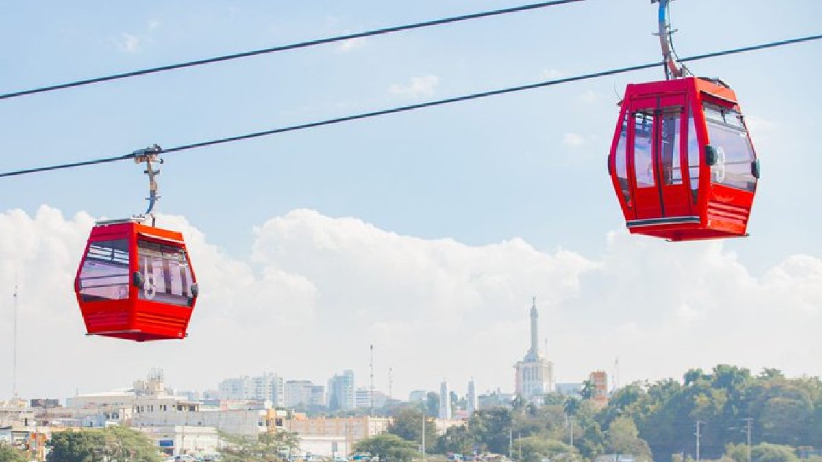 ¡Atención! Suspensión temporal del teleférico en Santo Domingo y Santiago