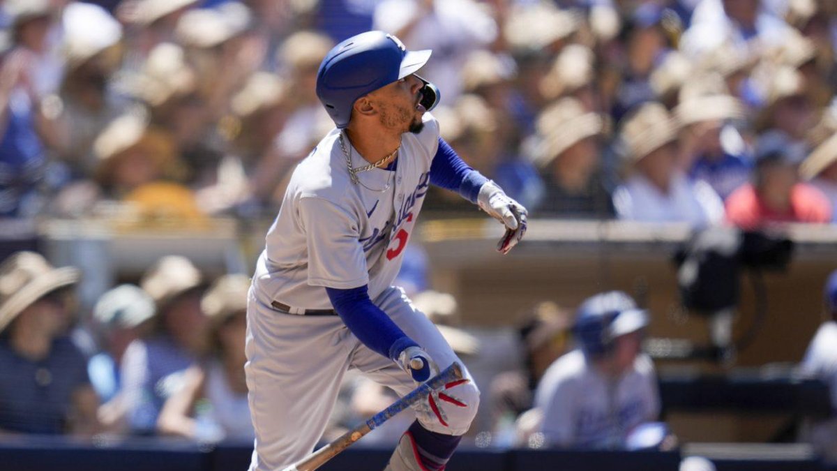 Mookie Betts despacha grand slam de 4 carreras y los Dodgers ganan 3 de ...