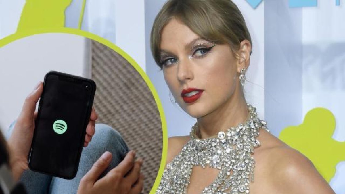Taylor Swift: primera artista con 100 MM en Spotify