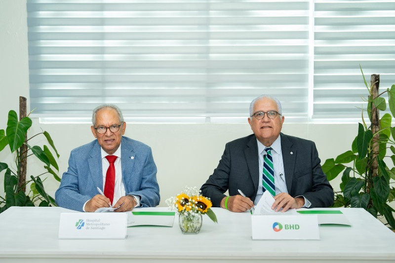 HOMS y el BHD firman un acuerdo
