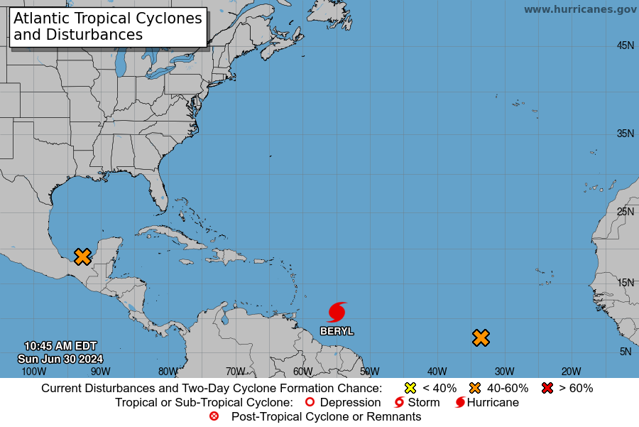 Caricom aplaza su cumbre anual por el huracán Beryl de categoría 4