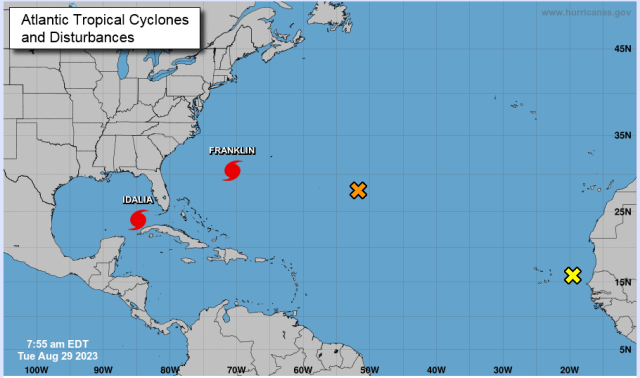 Idalia ya es huracán y se intensificará rápidamente antes de tocar ...