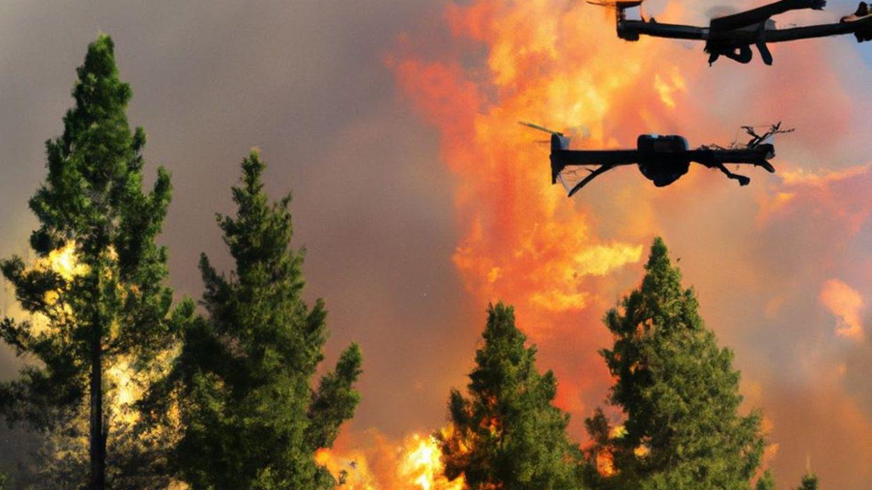 Estudian utilizar redes inteligentes de drones para controlar grandes ...